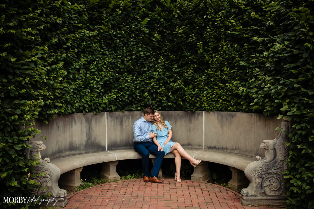 Kyle and Erica's Engagement in Kennett Square, PA - Morby Photography