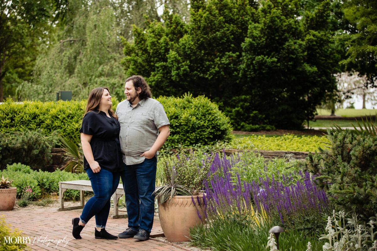 Kyle and Christina's Engagement in Kennett Square, PA - Morby Photography