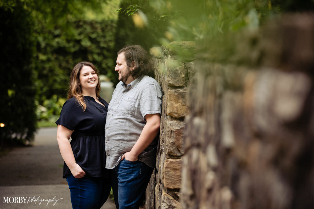 Kyle and Christina's Engagement in Kennett Square, PA - Morby Photography