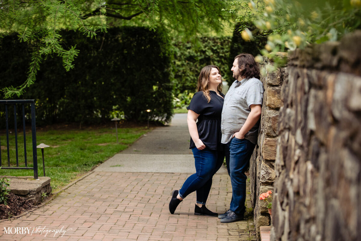 Kyle and Christina's Engagement in Kennett Square, PA - Morby Photography