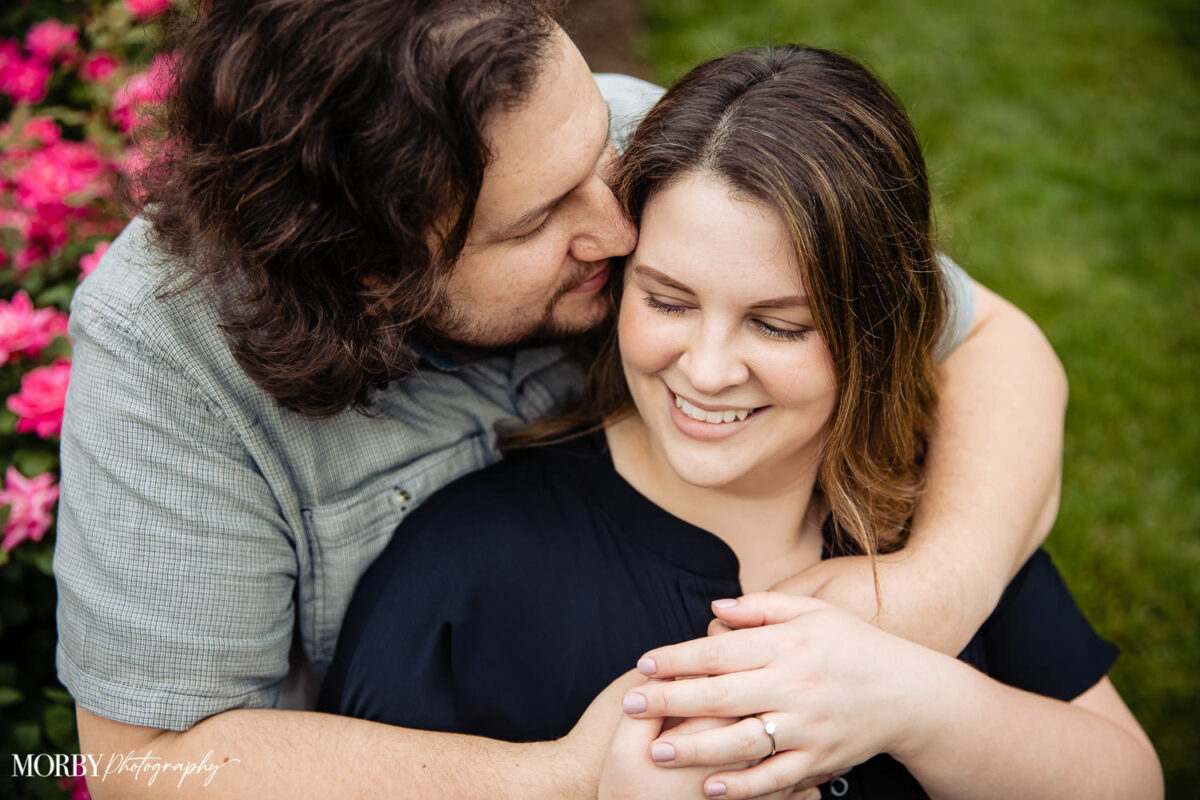 Kyle and Christina's Engagement in Kennett Square, PA - Morby Photography