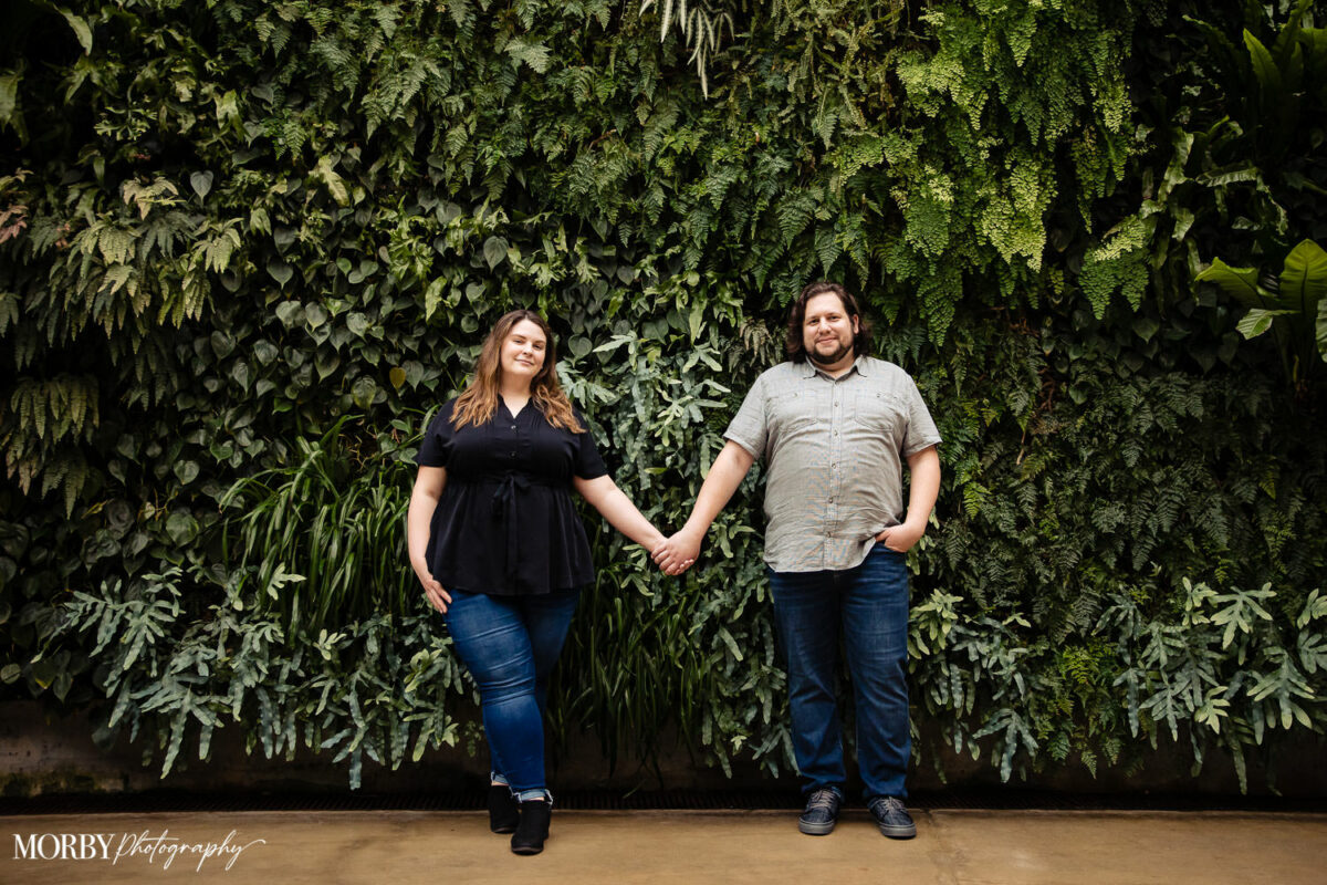 Kyle and Christina's Engagement in Kennett Square, PA - Morby Photography