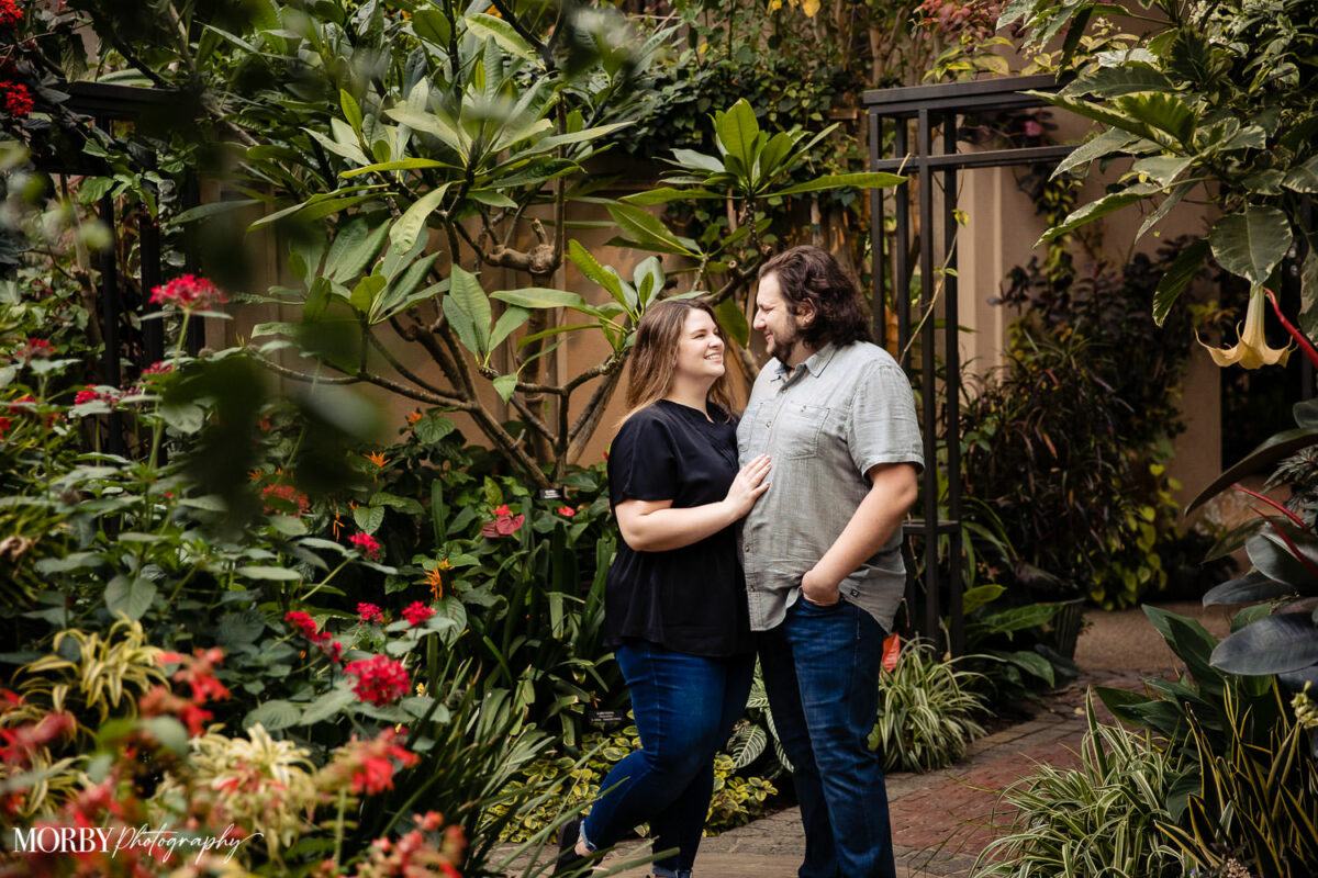 Kyle and Christina's Engagement in Kennett Square, PA - Morby Photography
