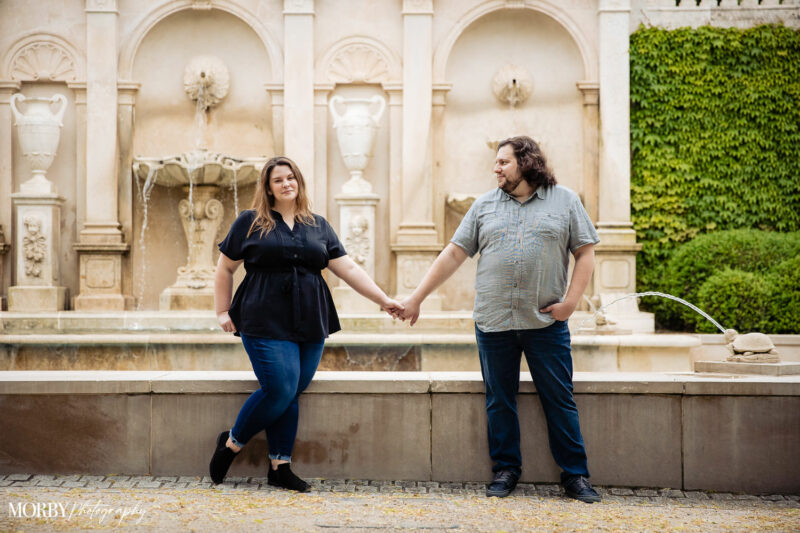 Kyle and Christina's Engagement in Kennett Square, PA - Morby Photography