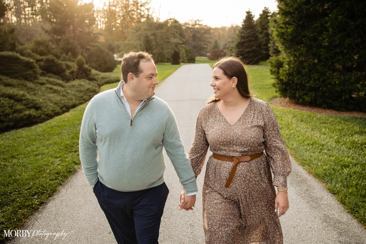 John and Courtney's Engagement in Kennett Square, PA - Morby Photography