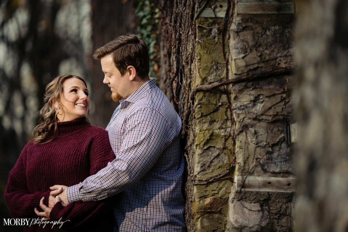 Kyle and Rebecca's Engagement in Fort Washington, PA - Morby Photography